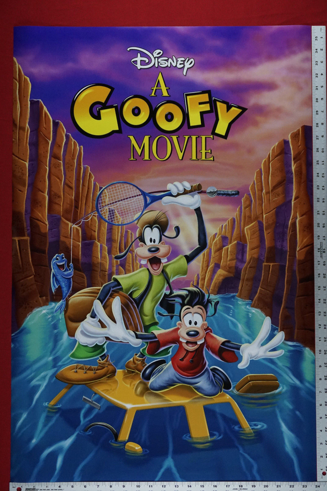 Disney A Goofy Movie Max Goofy Movie Fishing Picture Poster 24X36 New ...