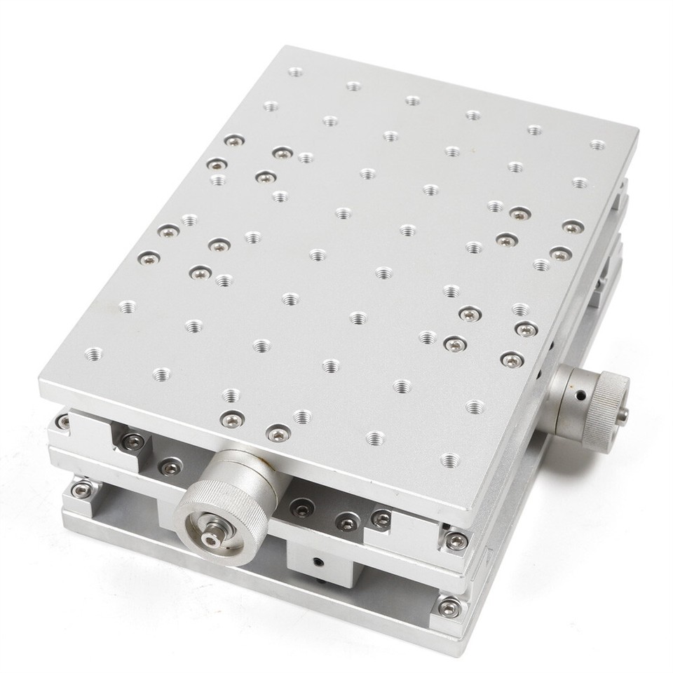 XY Axis 2 Axis Positioning Work Table Laser Marking Machine Adjustable ...