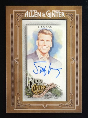 Scott Hanson 2022 Allen & Ginter Framed Mini Auto #MA-SH | eBay