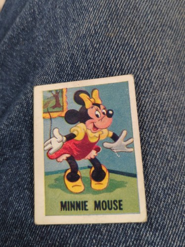 Rare 1956 Walt DISNEY Card#6MINNIE MOUSE Antique Barratt Candy ...