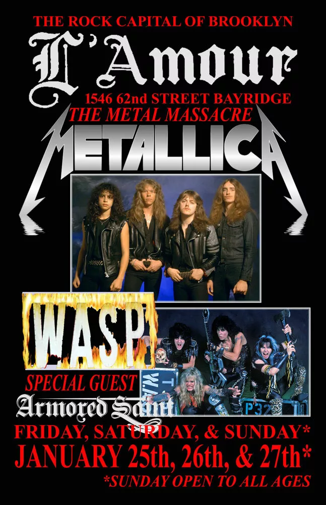 Metallica Concert 1985