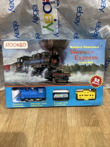 LIDO Battery Operated Western Express 32 Piece Train Set | eBay