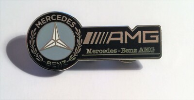 MERCEDES BENZ AMG Quality Metal Car Badge, Hat Pin, Lapel Pin, 2 ...