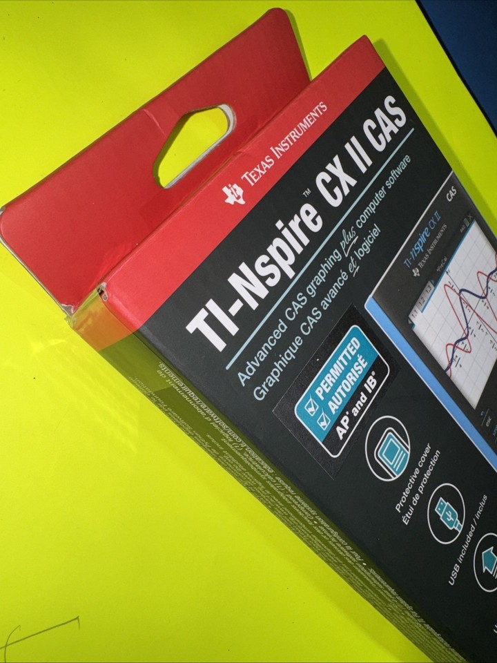 Texas Instruments TI-Nspire CX II CAS Graphing Calculator FAST FREE ...