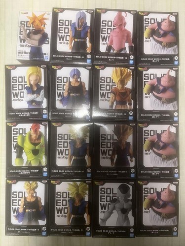 Dragon Ball Solid Edge Works Figures Set of 16, Trunks Opened, Anime ...