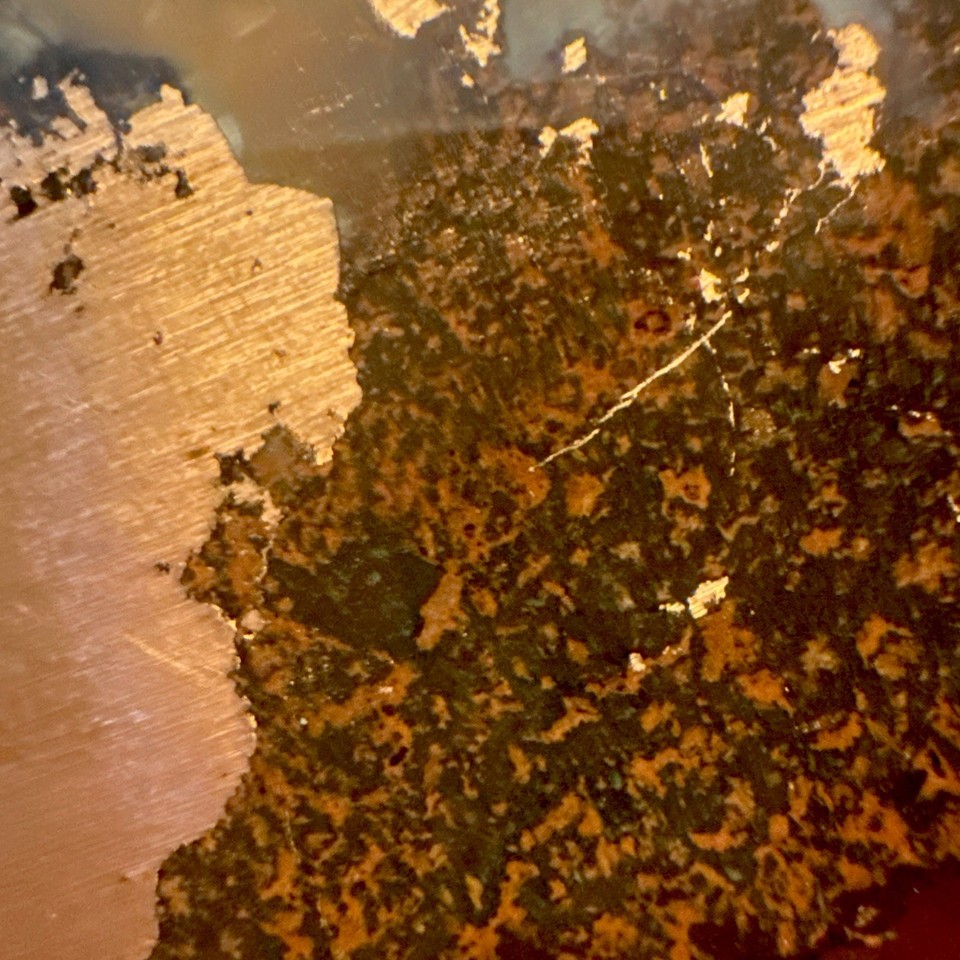 Red Datolite With Copper And Basalt Slab Osceola Mining Co Calumet ...