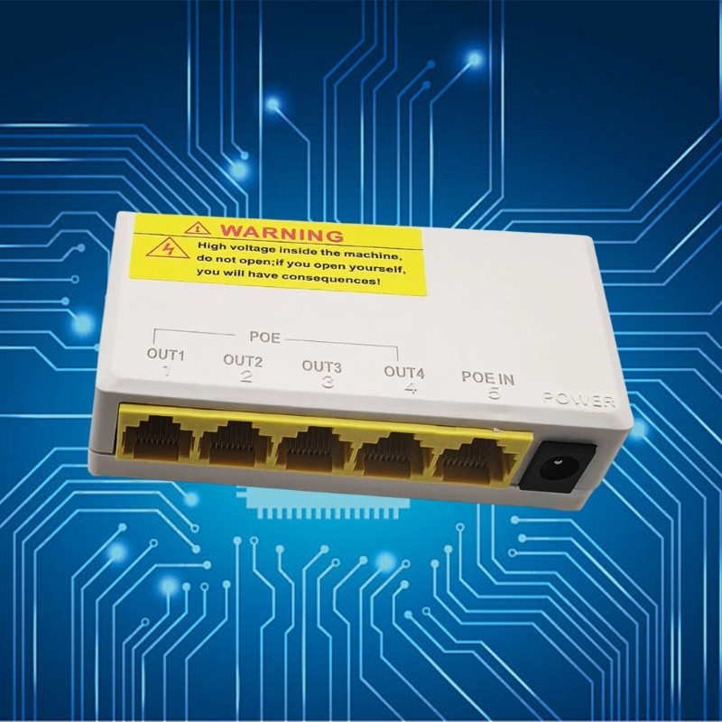 100Meter 100Mbps PoE Extender Splitter Stable Connectivities for ...