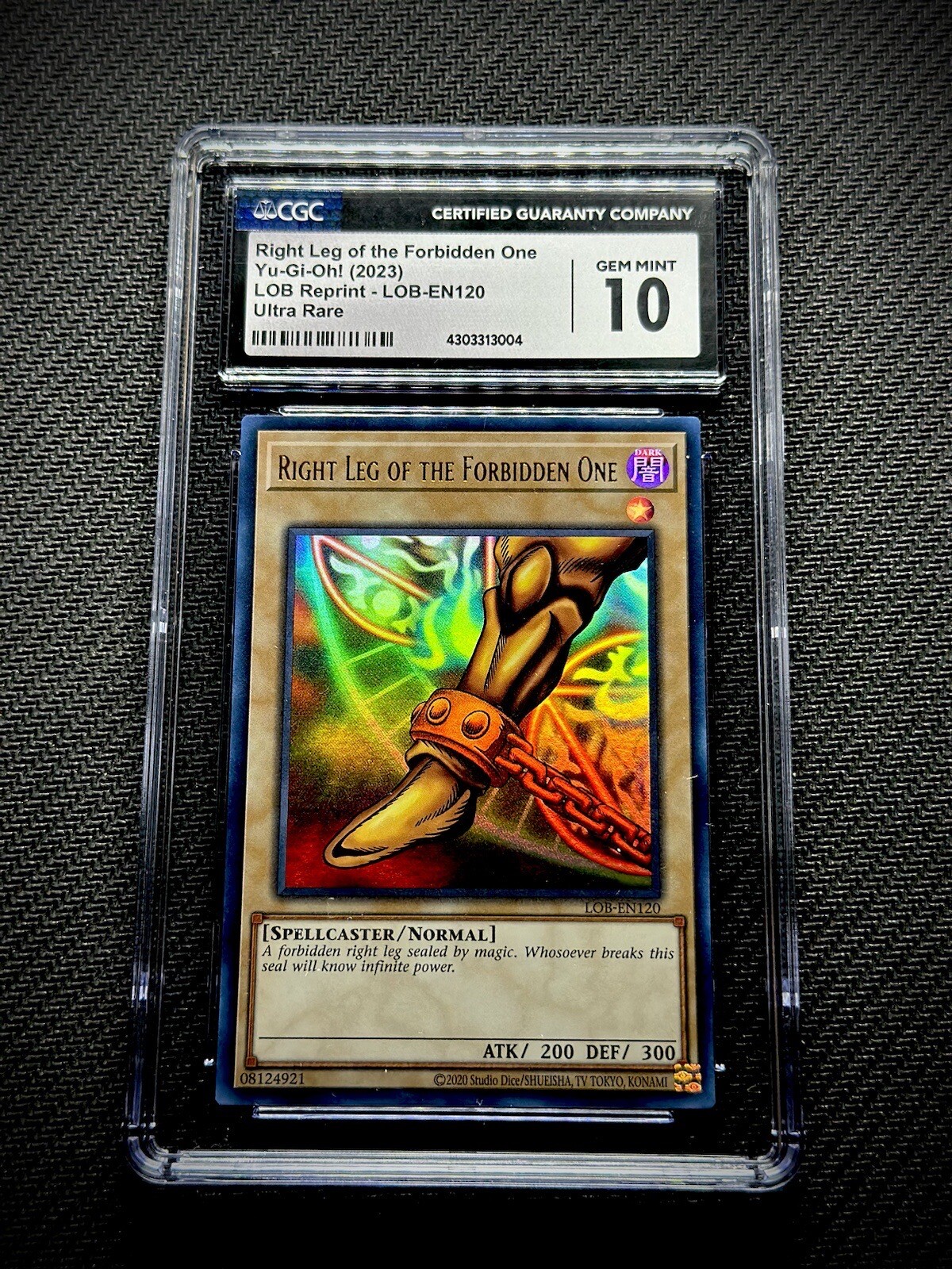 Exodia Full Set - Legend Of Blue Eyes -CGC Graded - 25th Anniversary ...