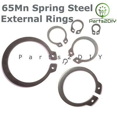 3mm - 60mm External Circlips 65Mn Spring Steel Retaining Rings Snap ...