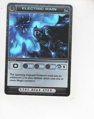Chaotic Attack Super Rare Electric Rain low | eBay