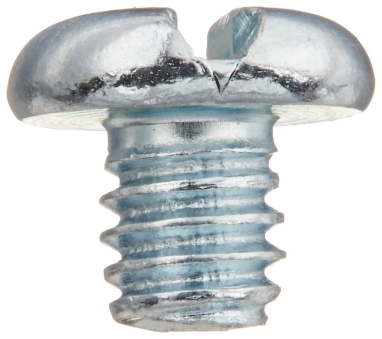 #12-24 x 1/4" Pan Head, Slotted Drive, Zinc Plating, Steel Machine ...