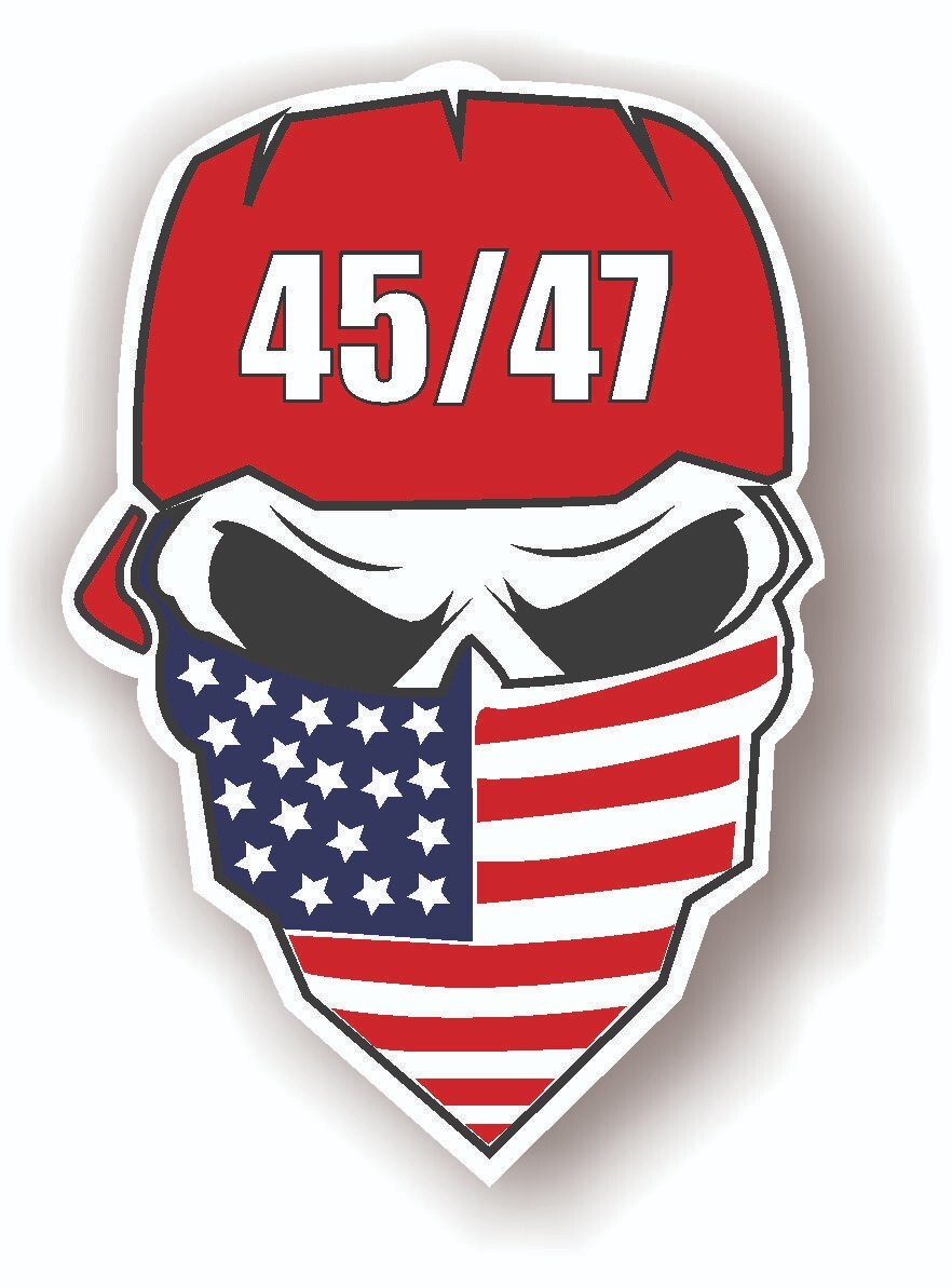 45/47 FKH Convicted Felon Decal Sticker We The People Truck 2024 USA ...