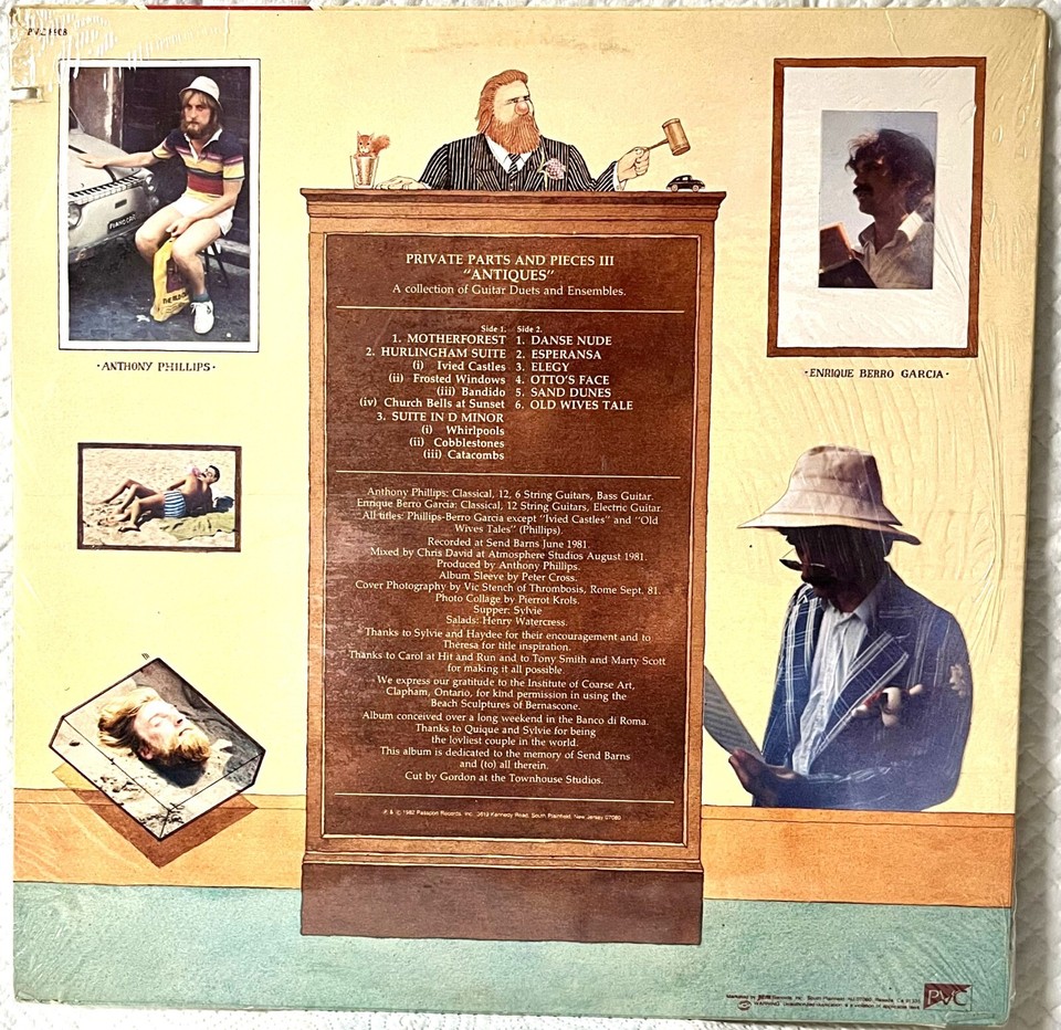 Anthony Phillips & Enrique Berro Garcia - Antiques - 1982 Passport ...