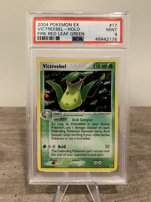 PSA 9 Victreebel 17/112 EX Fire Red Leaf Green Holo 2004 Pokemon Card ...