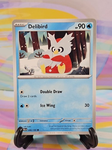Pokemon TCG Paldea Evolved Card | Delibird 046/193 Common | eBay