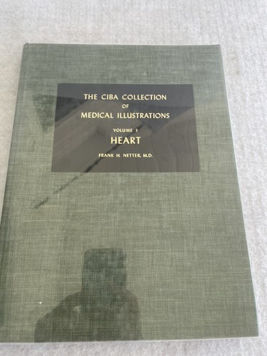 1978 The Ciba Collection of Medical Illustrations Vol. 5 HEART Frank ...