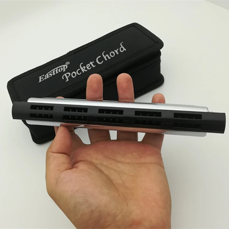 10Hole Mini Chord Harmonica Senior Professional Pocket Chord Harp Mouth ...
