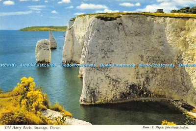 D019566 Old Harry Rocks. Swanage. Dorset. E. Nagele. Hinde. Thunder and ...