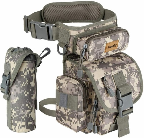 Military Tactical Drop Leg Bag Tool Thigh Pack Leg Rig Utility Pouch ...