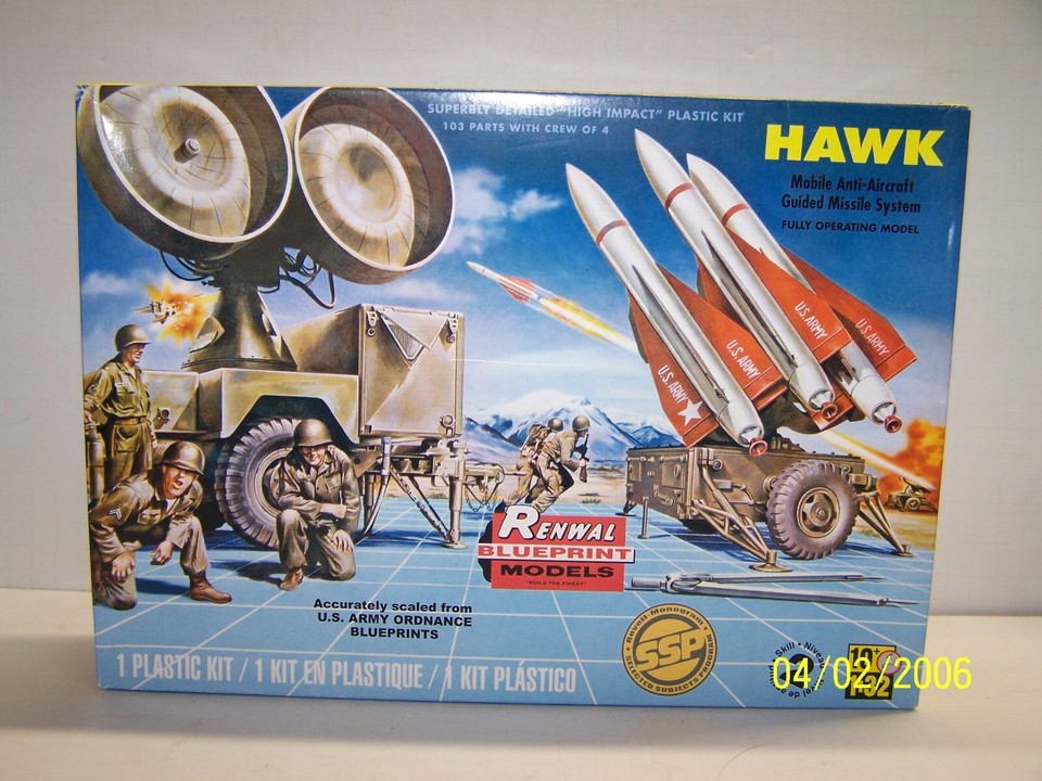 Renwall/Revell/Monogram 1/32 Hawk Anti-Aircraft Guided Missile System ...