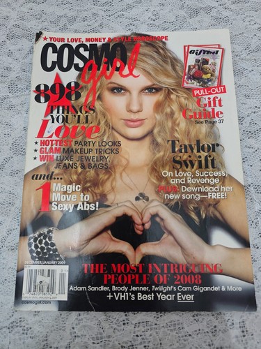 Cosmo Girl Magazine December/January 2009 Taylor Swift Cover | eBay