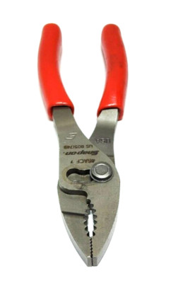 New Snap-on™ 6" long Red Vinyl Grip Combination Slip Joint Pliers 46ACF ...