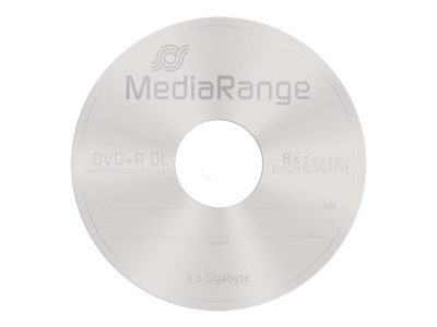 10 MediaRange Dual DVD+R DL 8x 8.5GB Double Layer Blank discs MR466 ...