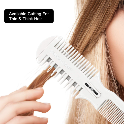 Hair Cutter Comb Shaper Double Edge, Split Ends Hair Trimmer Styler ...