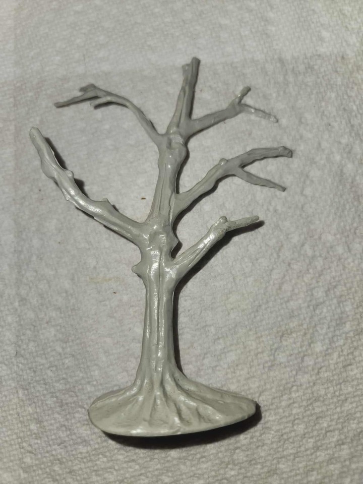 VINTAGE MARX REVOLUTIONARY WAR GRAY DEAD TREE, STUMPS, ROCKS, 2 ROCK ...