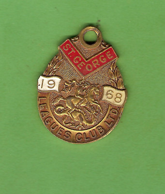 ST GEORGE DRAGONS RUGBY LEAGUE CLUB MEMBER BADGE 1968 #7995 | eBay ...