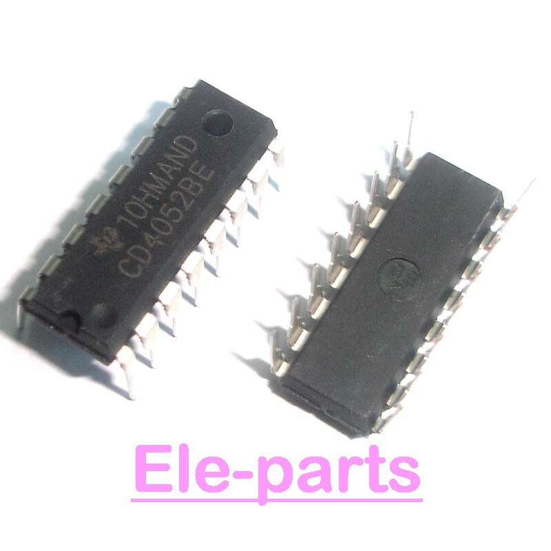 10 PCS CD4052BE DIP-16 CD4052 CMOS Analog Multiplexers/Demultiplexers ...