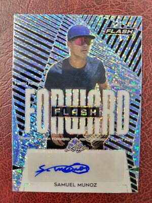 Samuel Munoz 2021 LEAF FLASH "FLASH FORWARD" RC AUTO #D /50 L.A ...
