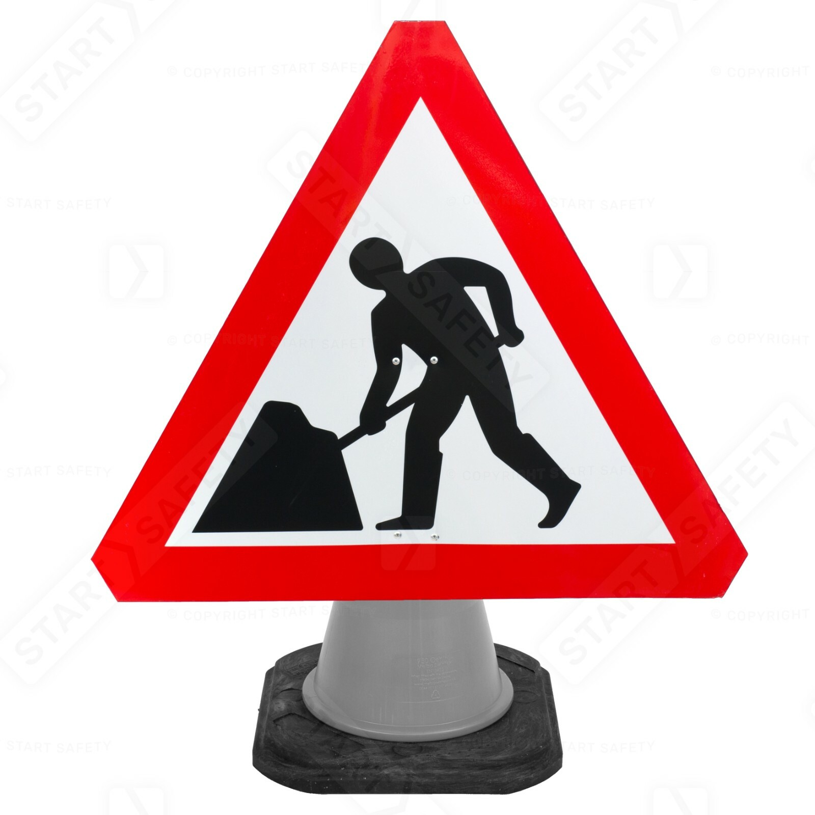 Chapter 8 Road Works Cone Sign 750mm | Reflective Signs | Nylon Straps ...