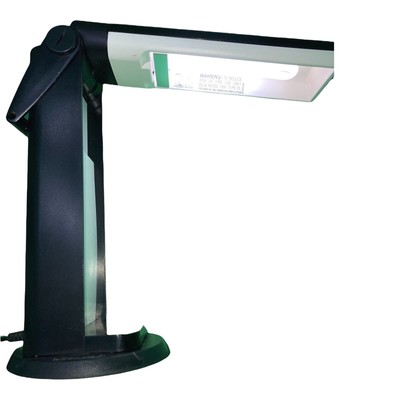 LAMP Black Foldable OTT-LITE Desktop Works With Working Bulb OttLite | eBay
