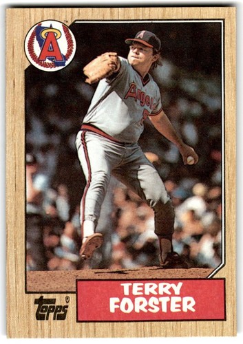 1987 Topps Baseball Cards Terry Forster California Angels #652 | eBay