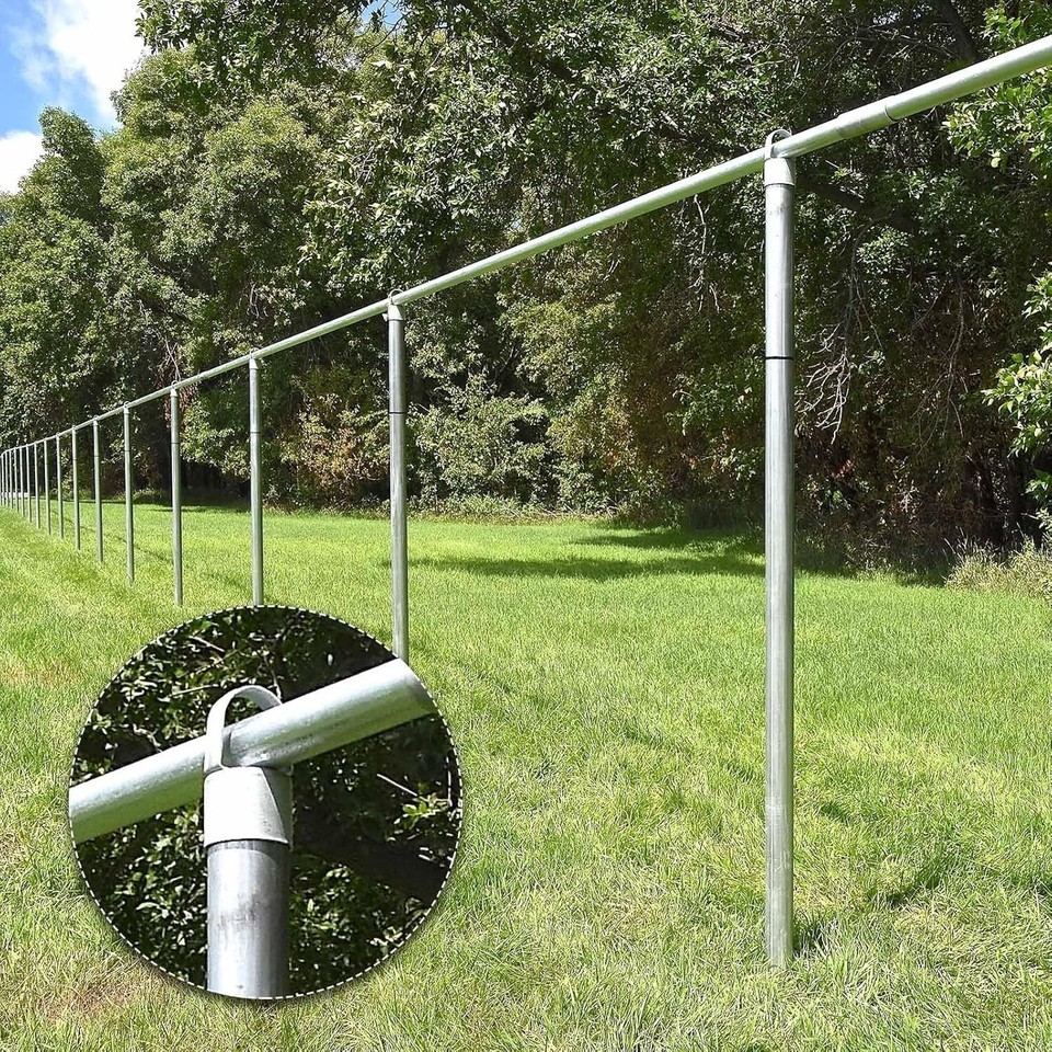 Chain Link Fence Ring Cap Aluminum Chainlink Parts Eye Top Outdoor Rail ...