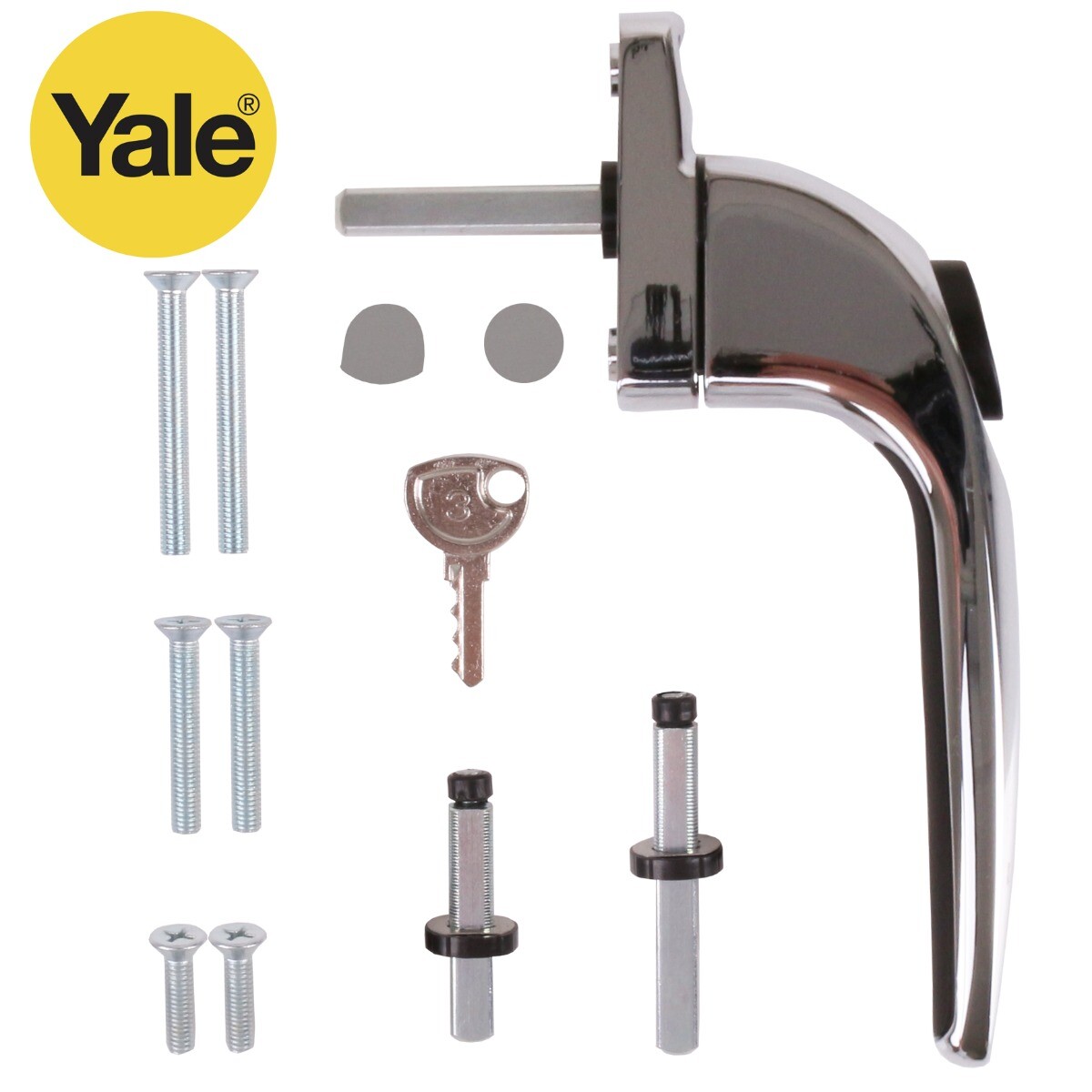 Choose FINISH uPVC KEY LOCKING WINDOW HANDLE High Security Essentials ...