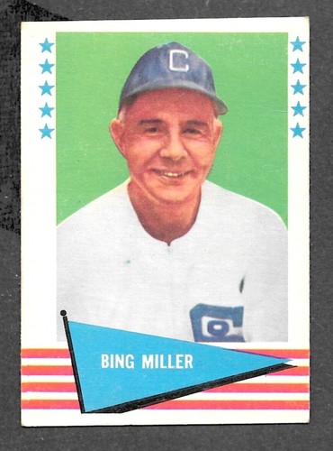 1961 Fleer Baseball Greats #62 Bing Miller 02 - EX | eBay