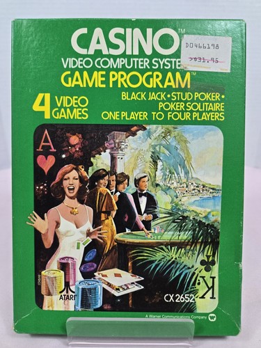 Casino Atari 2600 1978 CIB. Tested. Vintage/retro Gaming | eBay