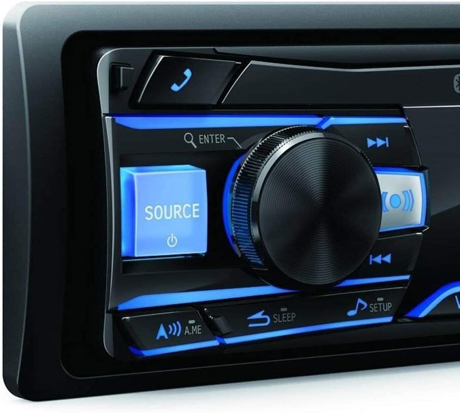 Alpine UTE-73BT, Single-DIN Digital Media Stereo w/ Bluetooth, USB ...