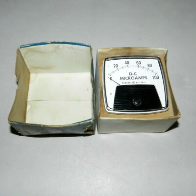Vintage GE Panel Meter 0 -300 D.C. Milliamps General Electric | eBay