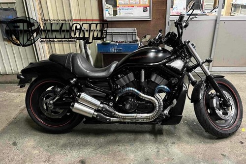 Custom Exhaust Muffler Fit For Harley Davidson V-ROD / NIGHT ROD 2 in 2 ...