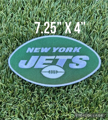 New York Jets BIGGEST 7” Patch Iron On Embroidered US SELLER | eBay