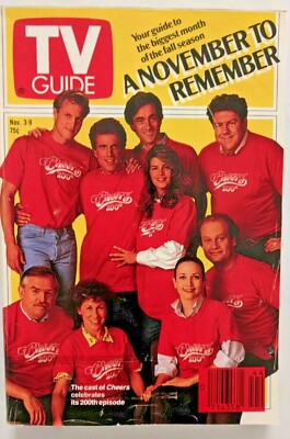 Tv Guide Magazine November 3-9 1990-Cheers 200th Episode-M239 | eBay