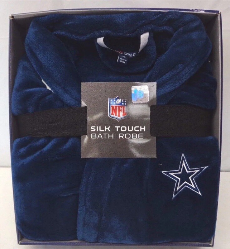 Dallas Cowboys NFL Northwest Company Silk Touch Bath Robe Men's L/XL ...
