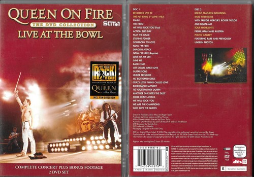 RARE / QUEEN : EN CONCERT LIVE ( EDITION 2 DVD ) / Inclus BOHEMIAN ...