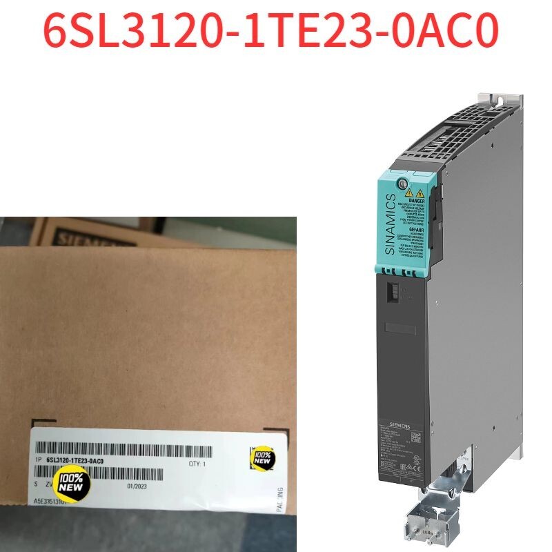 New 6SL3120-1TE23-0AC0 SINAMICS S120 Booksize Single Motor Module C-/D ...