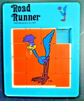 Vintage 1979 Road Runner Puzzle Game Cool! WB Warner Bros Mopar Beep ...