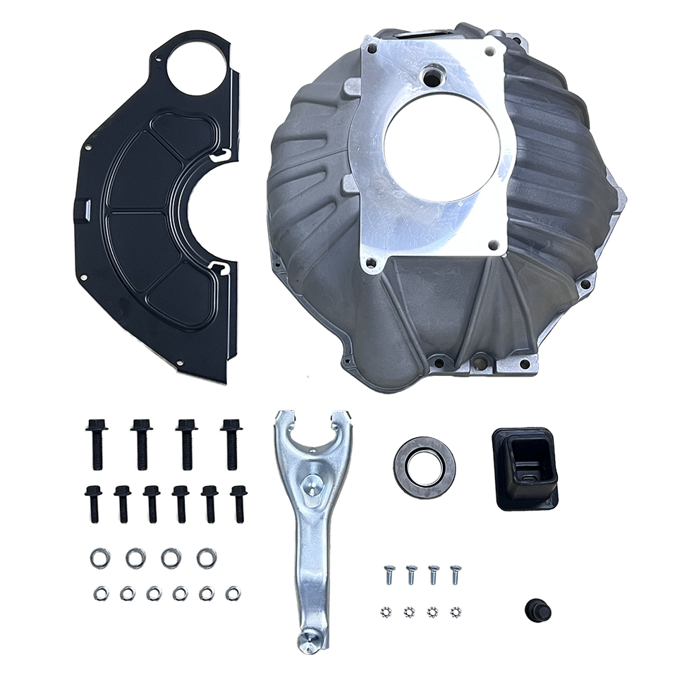 Chevy 11" Aluminum Bellhousing Kit GM621 SBC BBC Corvette Malibu ...