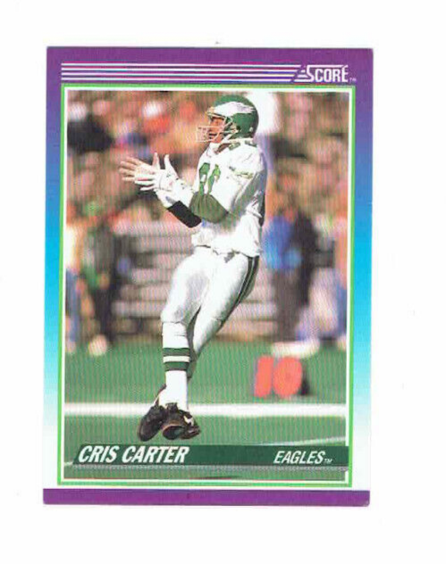 Cris Carter Philadelphia Eagles #80 Wide Receiver #193 Score 1990 ...